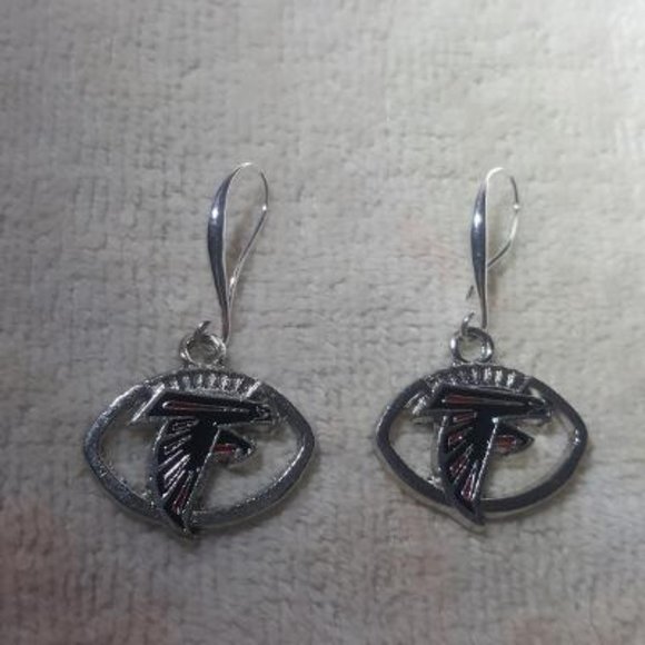 NFL | Jewelry | Atlanta Falcons Nfl Dangle Earrings New | Poshmark
